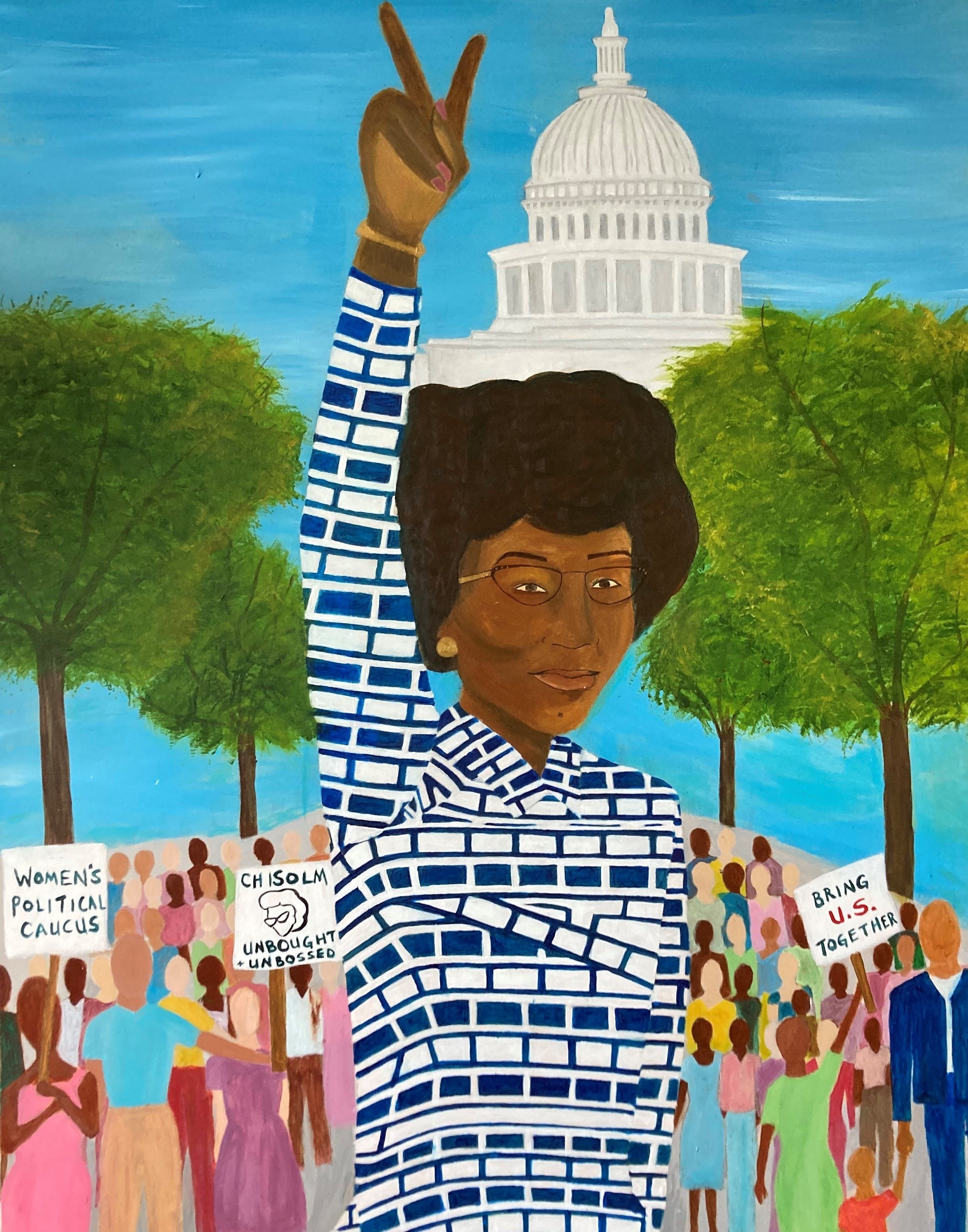 Peacing Shirley – Monben Art